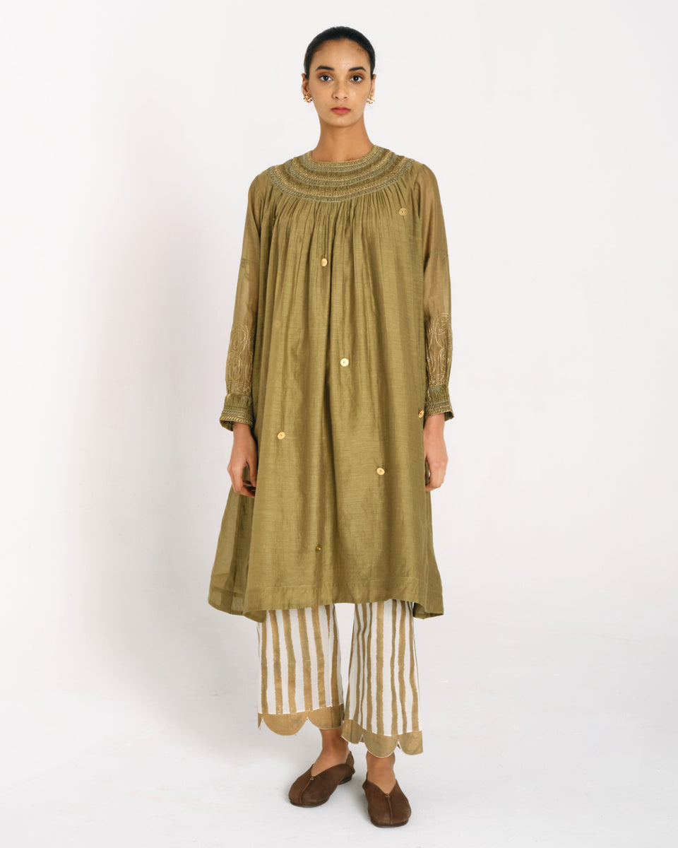 Ruhafza Set • Olive Green – Roha